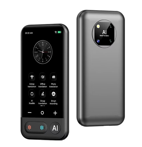 Handheld Offline Audio Translator Device Machine All Language 4inch Big ...